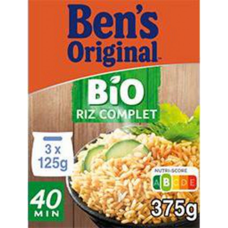 Ben's Original RIZ COMPLET BIO 40min 375g - ECOMMERCE.MEGASTOREXPRESS.COM